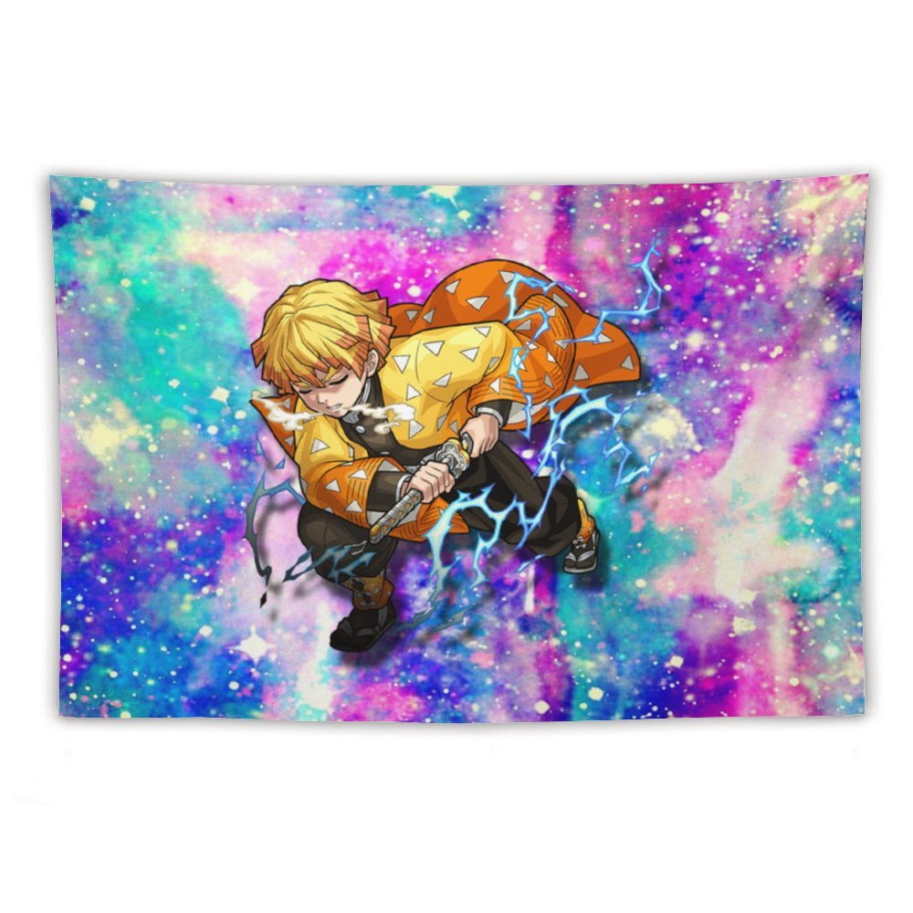 Anime Demon Slayer Tapestry 60x40 Inch Funny Flag Wall Hanging Window ...
