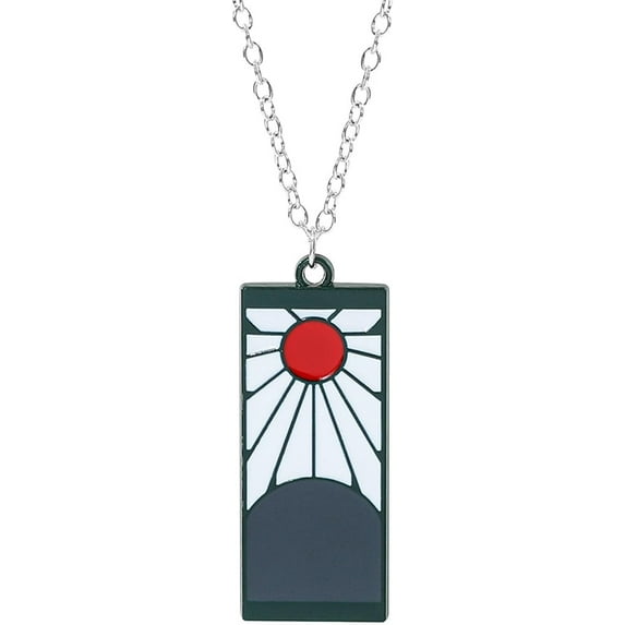 Anime Demon Tanjiro Pendant Necklace - Kimetsu Noyaiba Necklace Hip Hop ...
