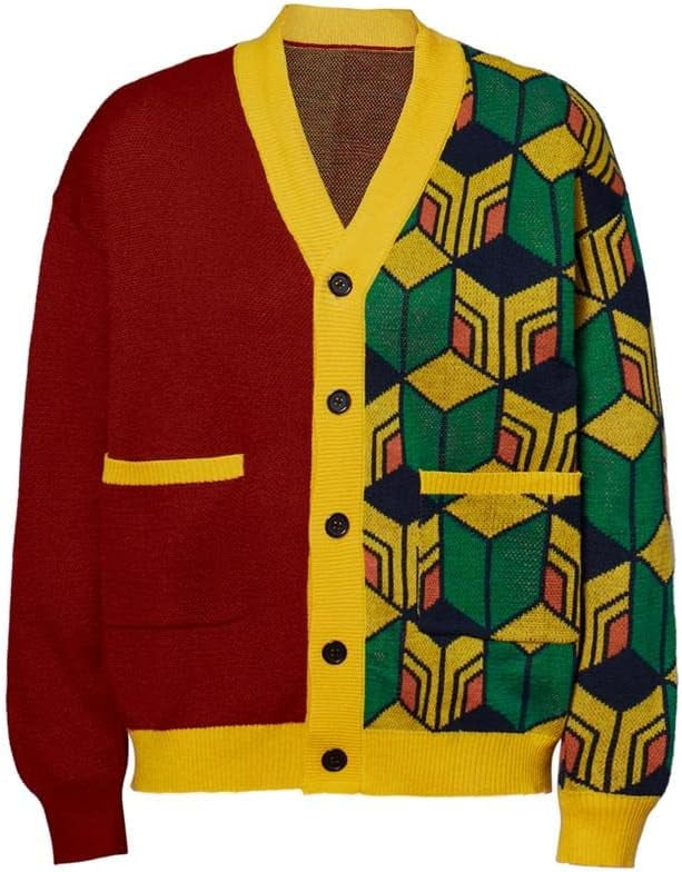 Anime Demon Tomioka Giyuu Cardigan Clothing Giyuu Cardigan Sweater ...