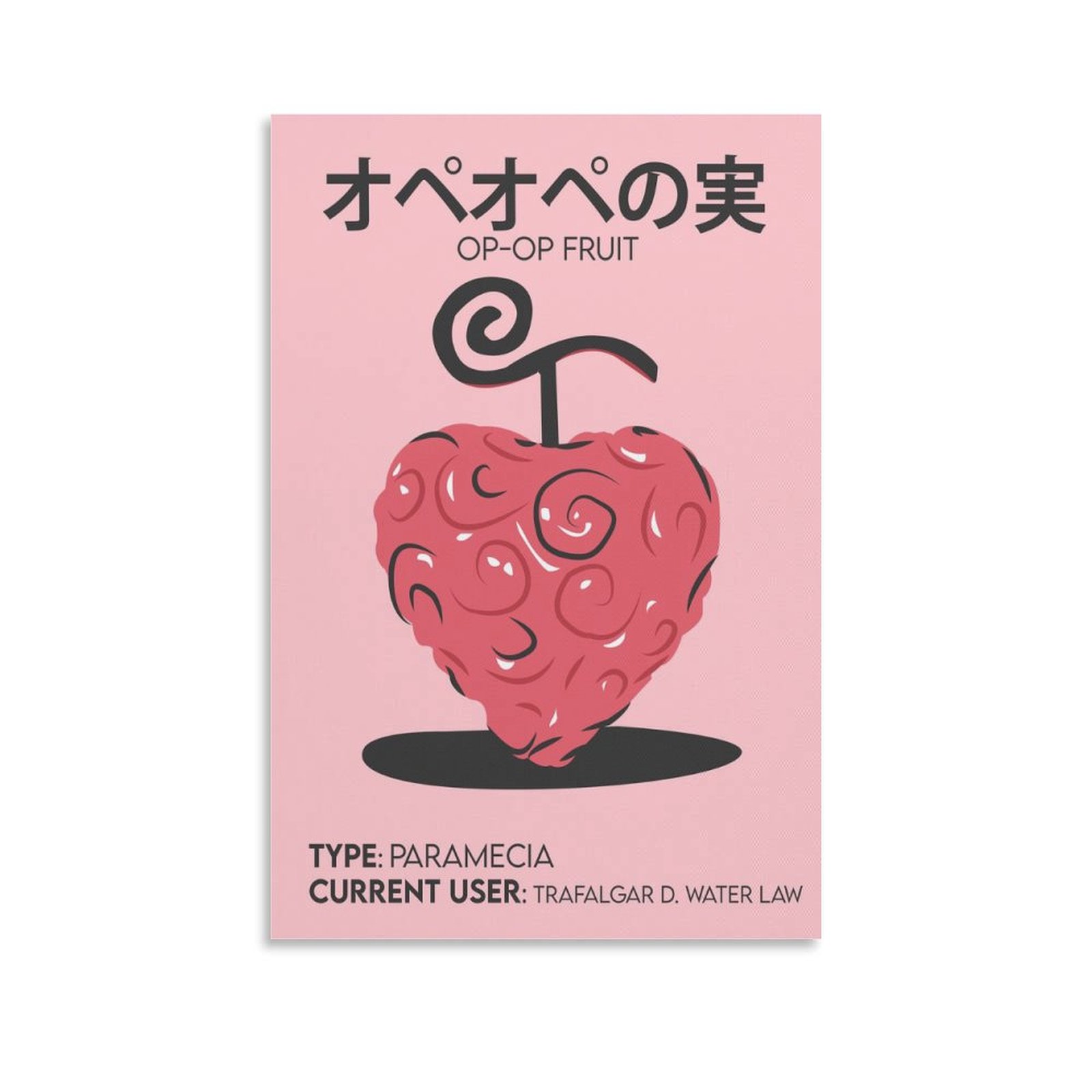 Anime Devil Fruits Anime Poster Op Op Fruit Posters Art Print Wall ...