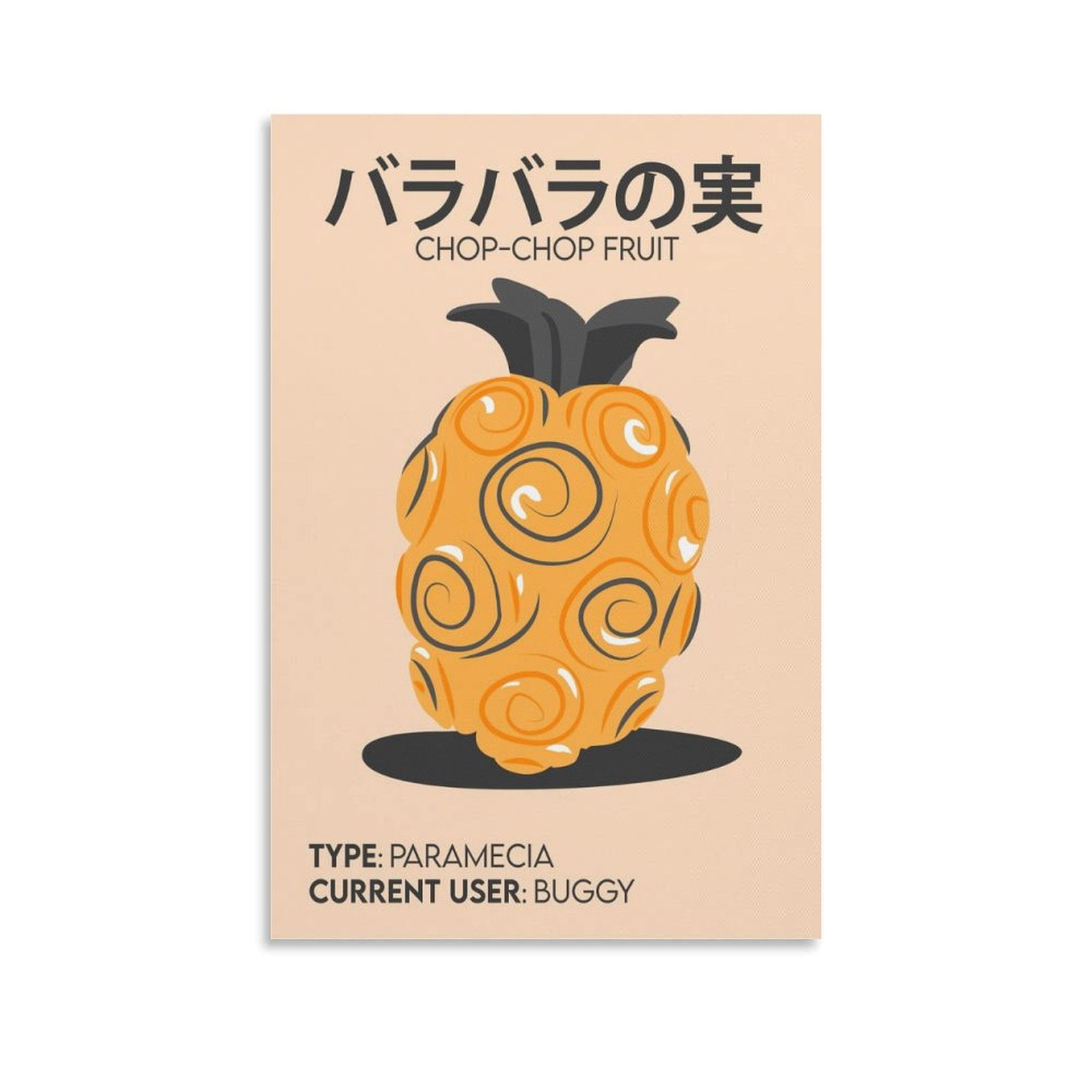 Anime Devil Fruits Anime Poster Chop Chop Fruit Posters Wall Art ...