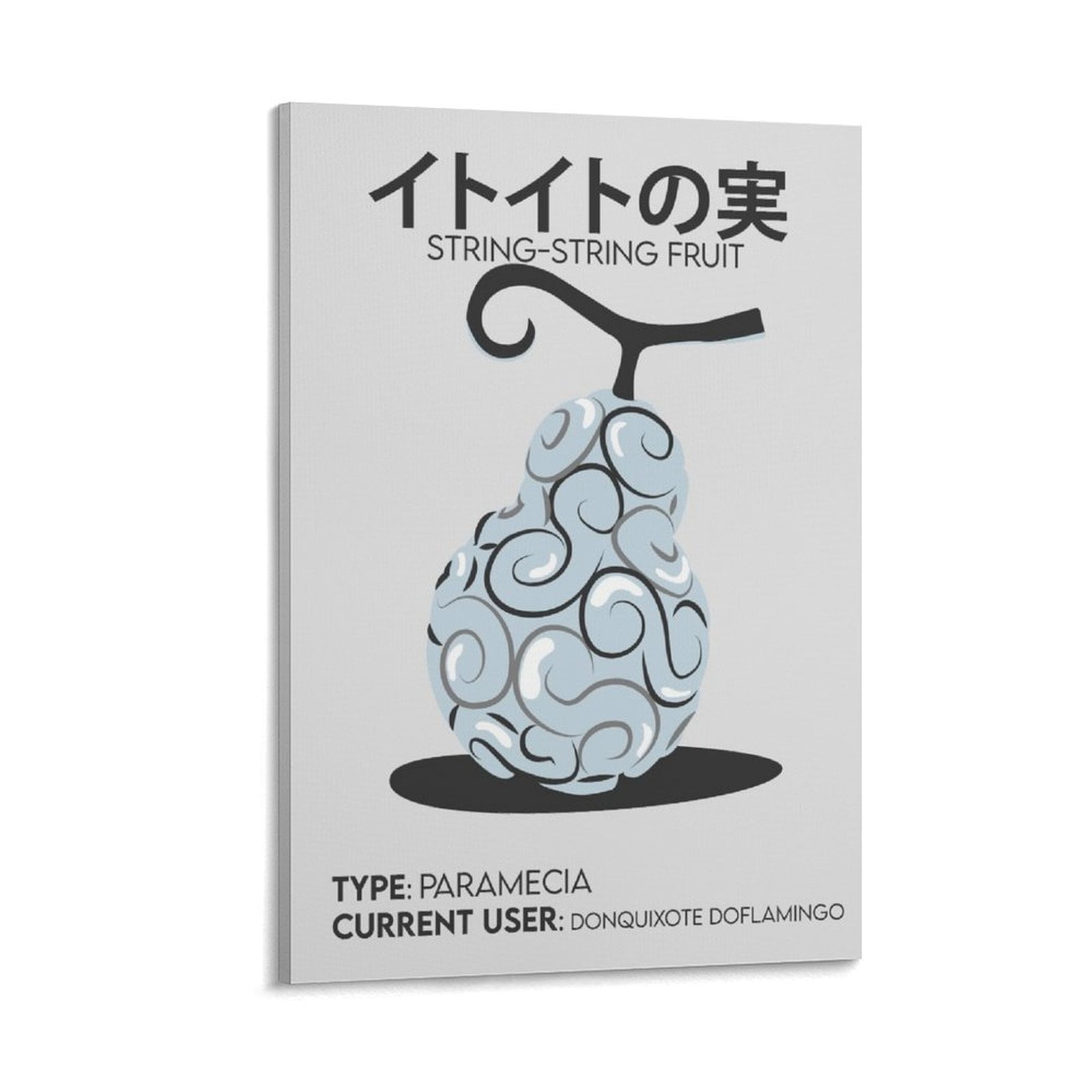 Anime Devil Fruits Anime Poster String String Fruit Posters Art Print ...