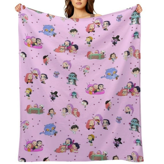 Anime/Devil Hunter movie themed blanket, fantasy anime/movie bedding, K ...