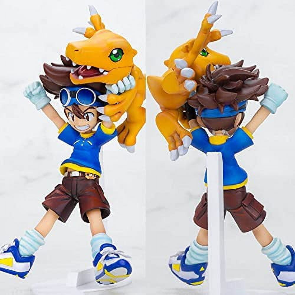 Anime Digimon Adventure: Tai Kamiya (Taichi Yagami) & Agumon PVC Action ...