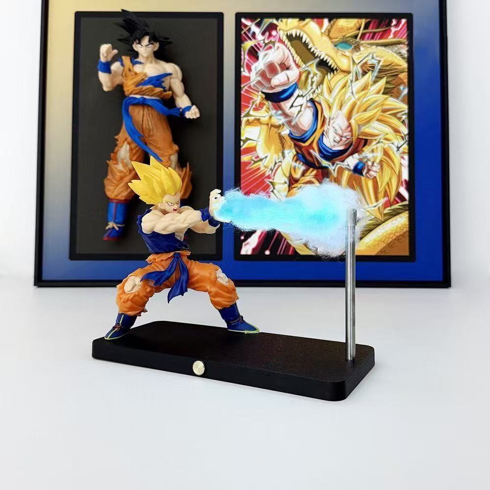 Anime Diorama Night Light, 3D Battle Scene Lamp with Father and Son ...