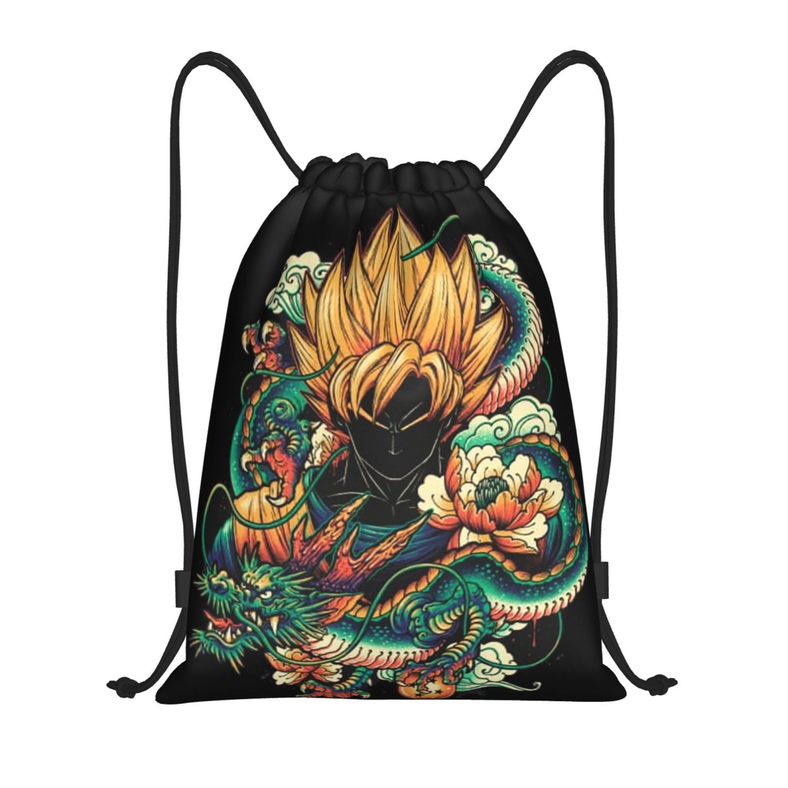Anime Dr agon Ball Z Drawstring Backpack Gym Bags Sport Sackpack For ...