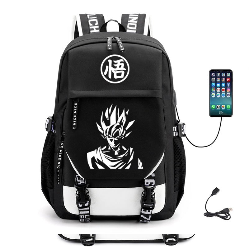 Anime Dragon Backpack Ball Cartoon Back Wukong Back To Schoolbag ...