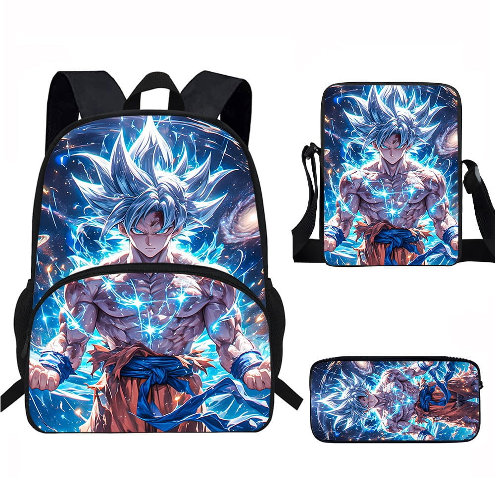 Anime Dragon Ball Backpack Unisex Teen Men Women Goku Set 3D Print ...