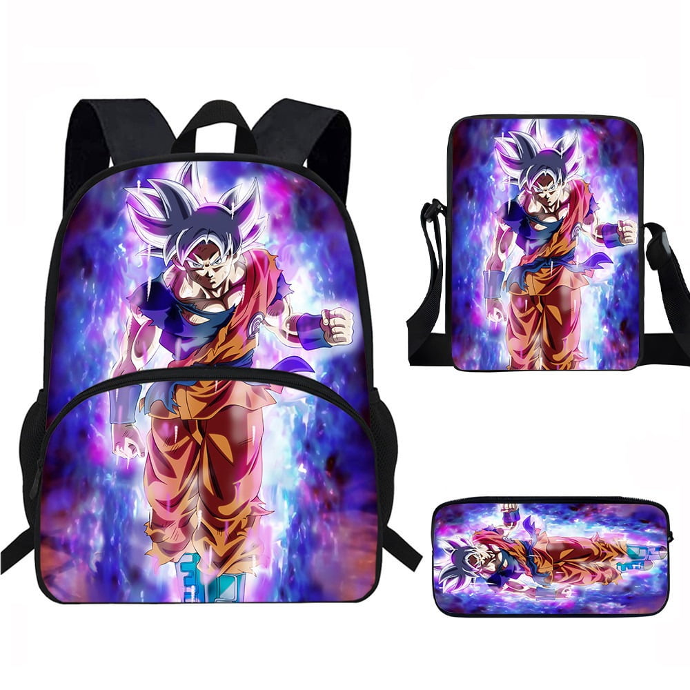 Anime Dragon Ball Backpack Goku Backpack Set 3D Print Casual Student ...