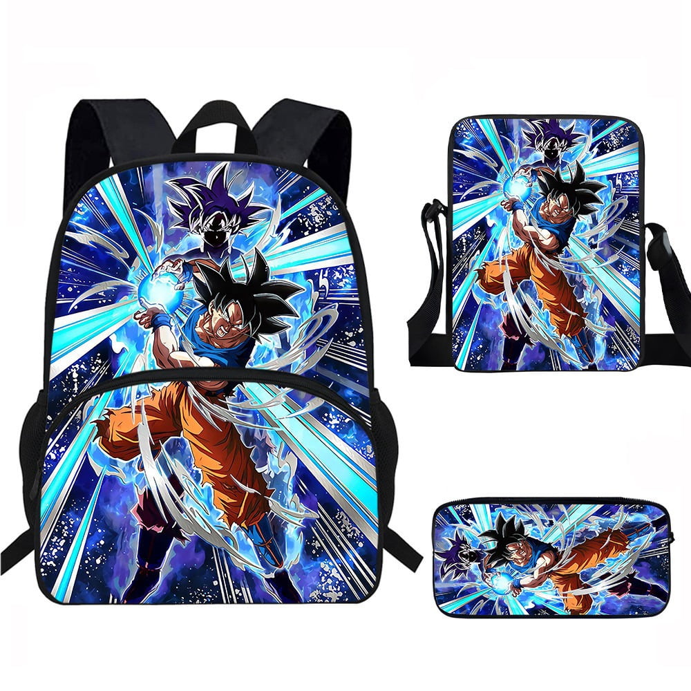 Anime Dragon Ball Backpack Unisex Teen Men Women Goku Set 3D Print ...