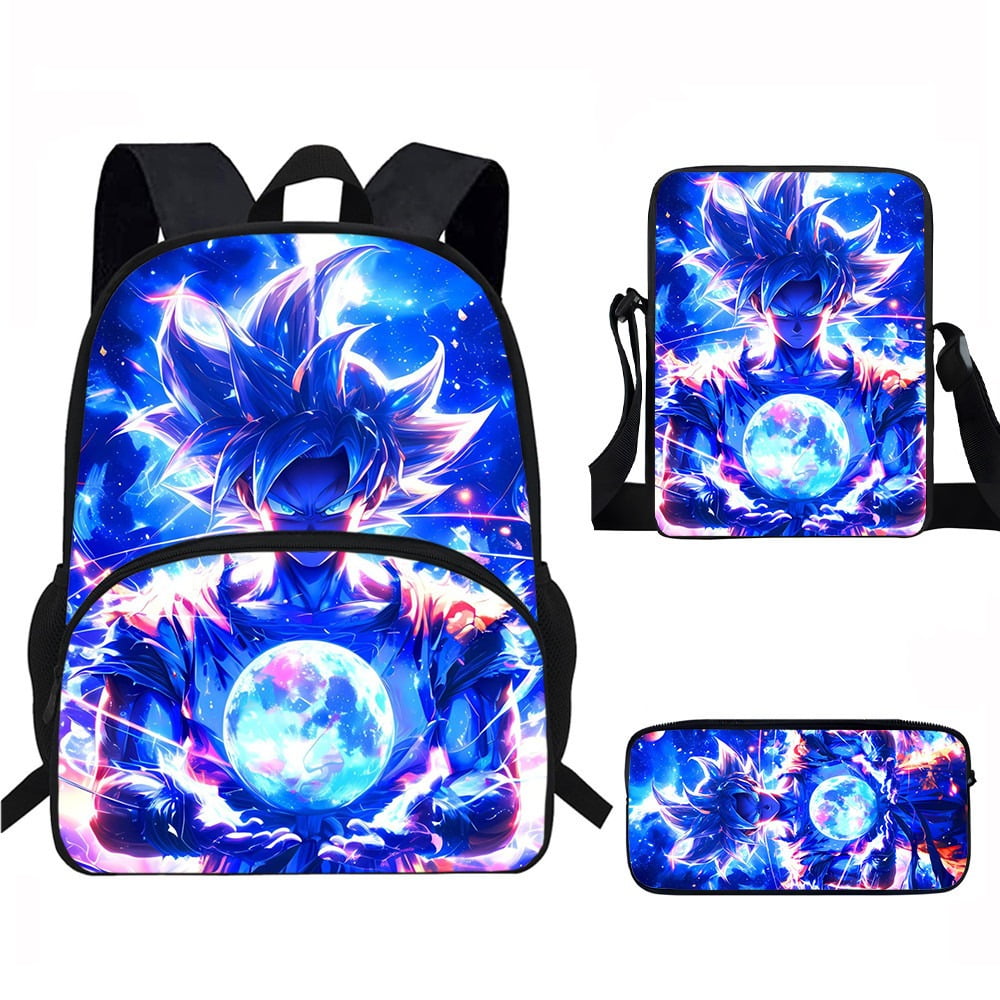 Anime Dragon Ball Backpack Unisex Teen Men Women Goku Set 3D Print ...
