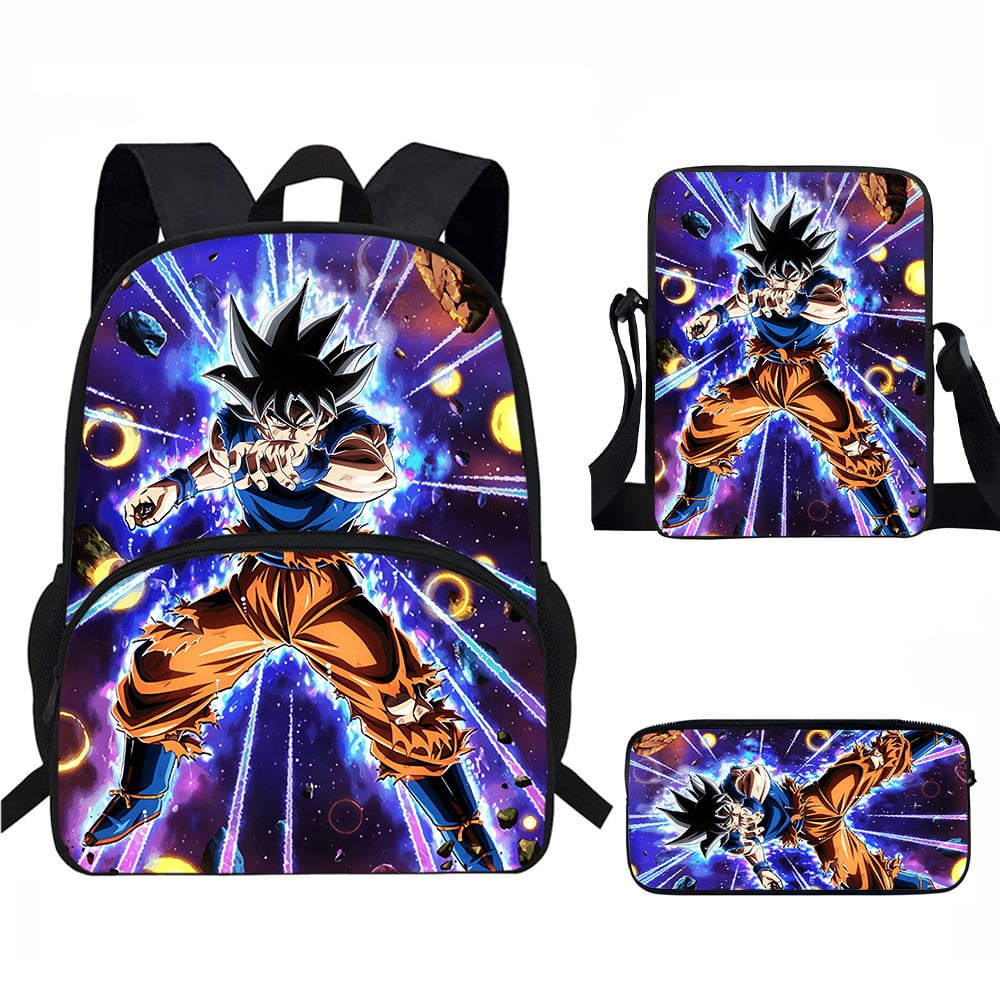 Anime Dragon Ball Backpack Unisex Teen Men Women Goku Set 3D Print ...