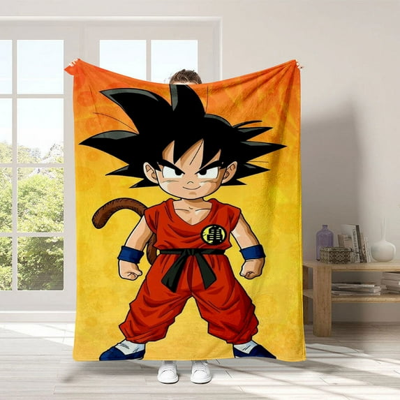 Anime Dragon Ball Blanket Cartoon Printing Flannel Air Conditioning ...