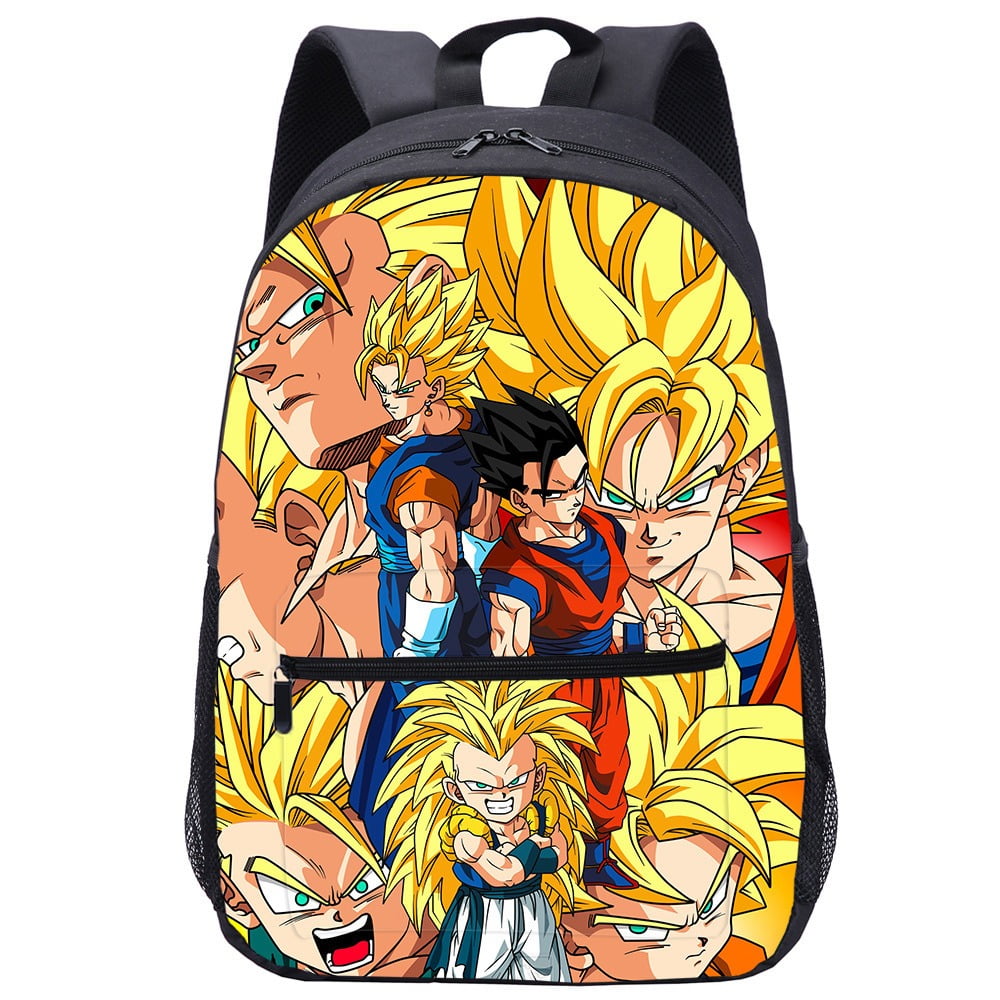 Anime Dragon Ball Goku Backpack 17 Inches Cartoon Wukong Large Capacity ...
