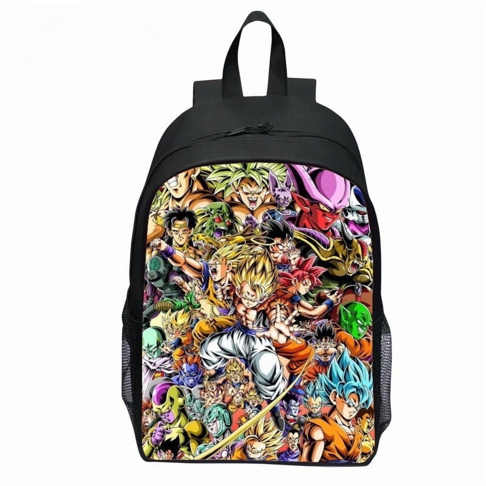 Anime Dragon Ball Goku Backpack Cartoon Lightweight Backpack School Bag ...