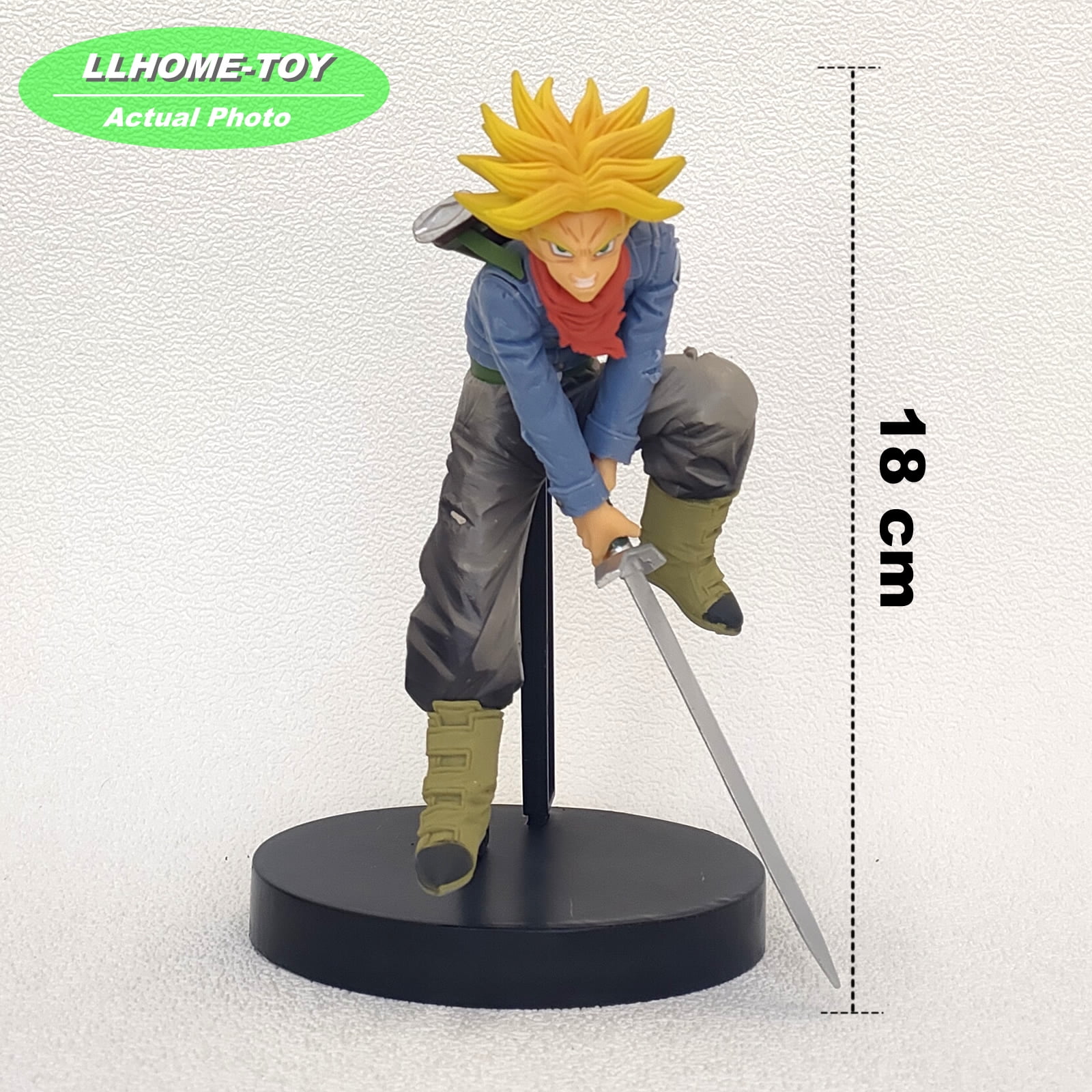 Anime Dragon Ball Warrior Battle Super Saiyan Trunks PVC Figure Statue ...