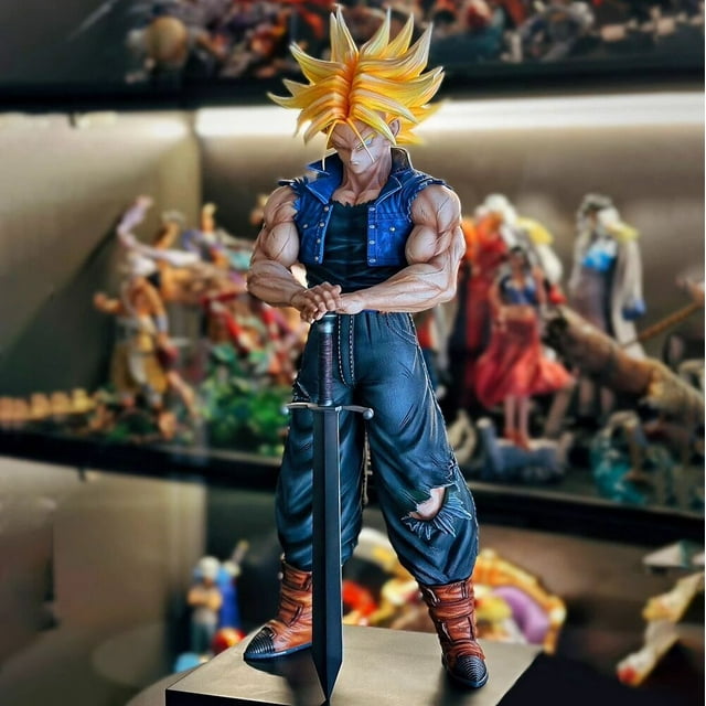 Anime Dragon Ball Z Figure Future Trunks Action Figures PVC.25cm/9.84in ...