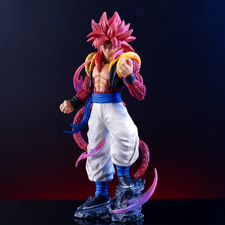 Anime Dragon Ball Z GT Super Saiyan 4 Gogeta Red Hair Figure Statue Toy ...