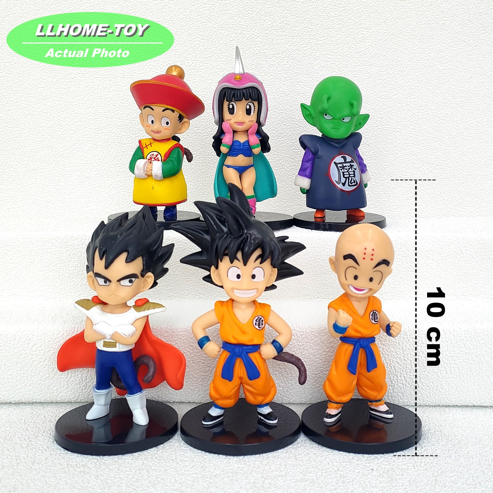 Anime Dragon Ball Z Goku Gohan Chichi Vegeta 6Pcs Figure Cake topper ...