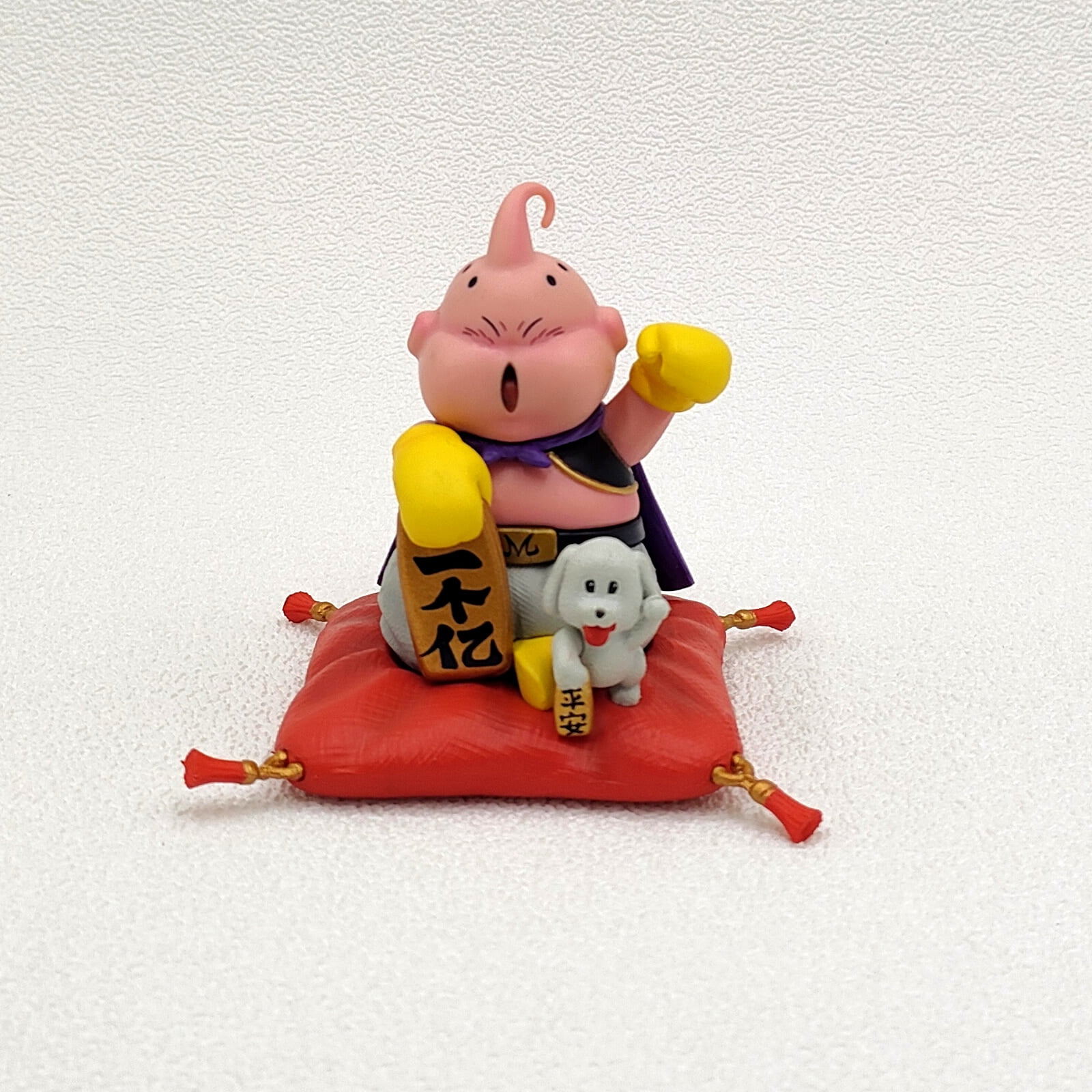 Anime Dragon Ball Z Majin Boo Buu fortune Lucky Dog cute Figure Statue ...