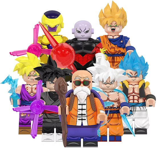 Anime Dragon Ball Z Minifigures – 8PCS Building Set Featuring Super ...
