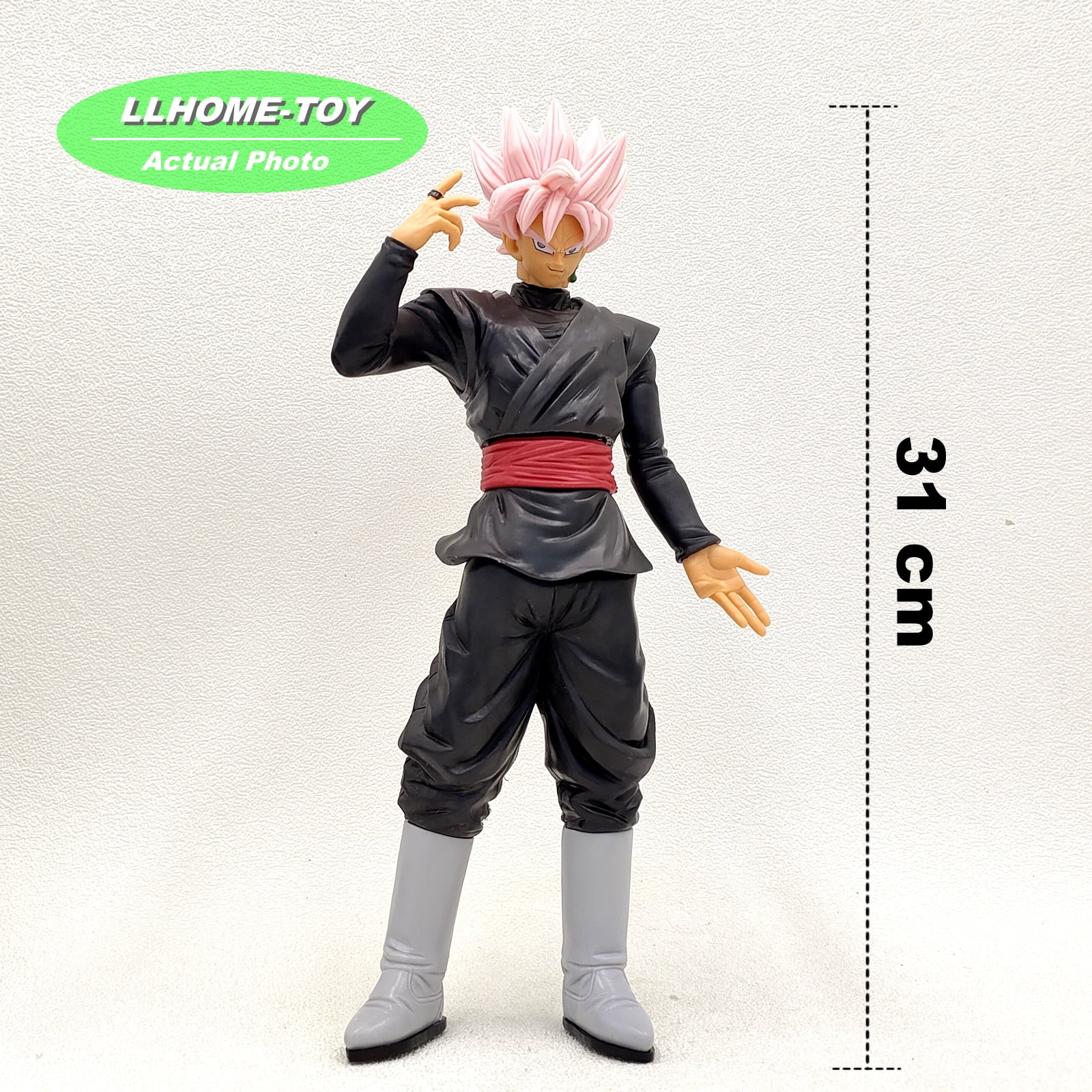 Anime Dragon Ball Z ROSE Super Black Goku Zamasu 12" Big Figure Statue ...