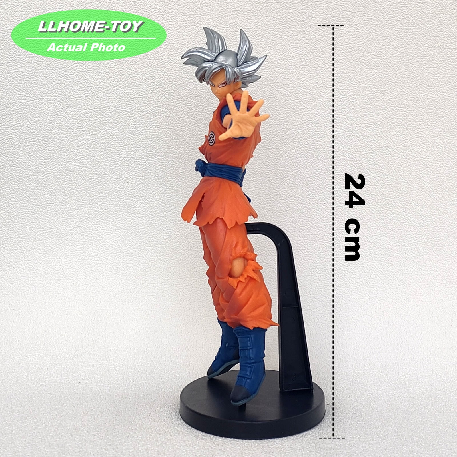 Anime Dragon Ball Z Son Goku 10th ANNIVERSARY Ultra Instinct PVC Figure ...