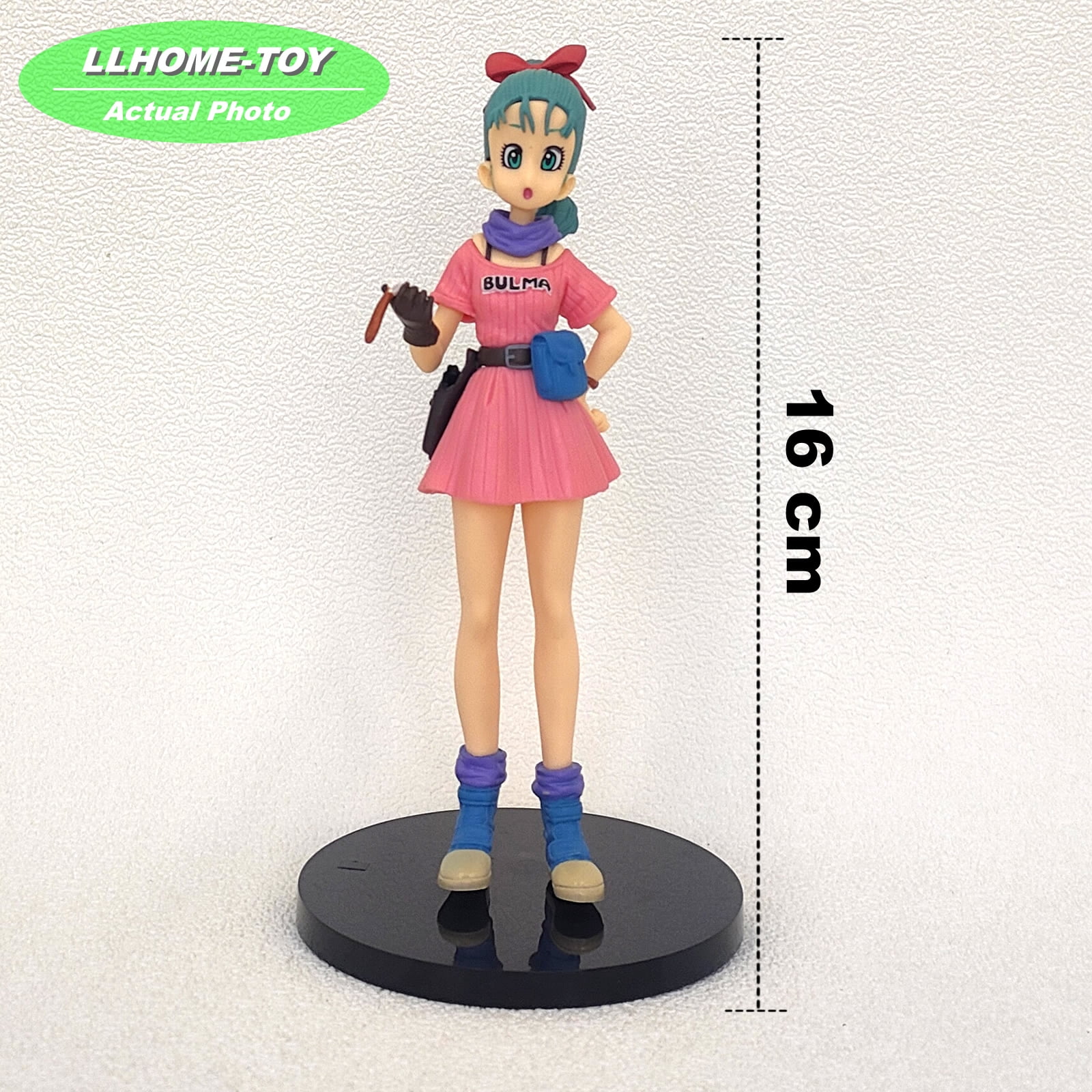 Anime Dragon Ball Z Super Girl Bulma Hold Radar PVC Figure Statue Toy ...
