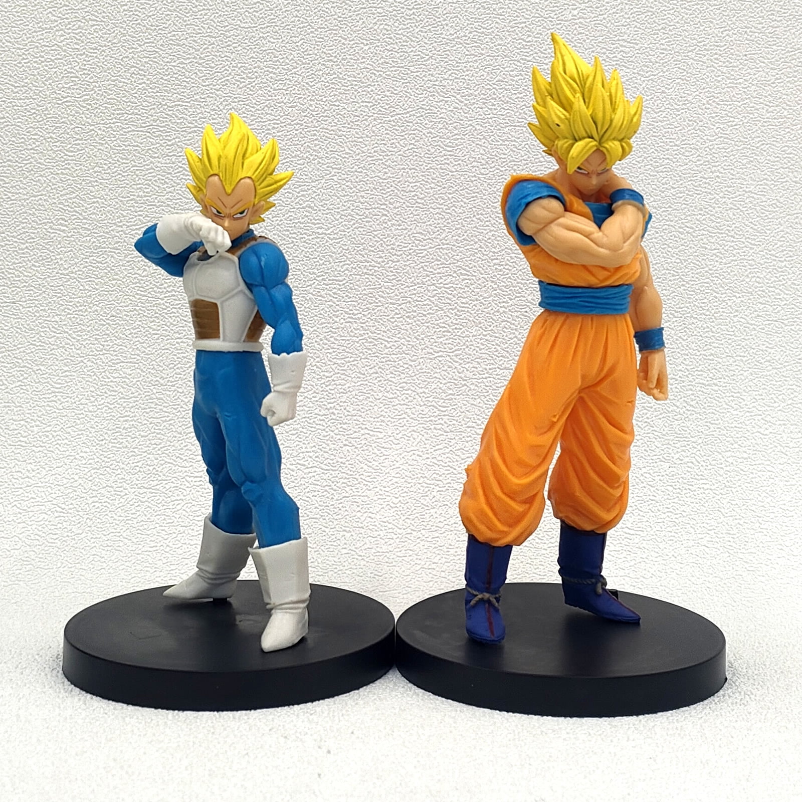Anime Dragon Ball Z Super Saiyan Son Goku & Vegeta ROS 2Pcs Figure ...