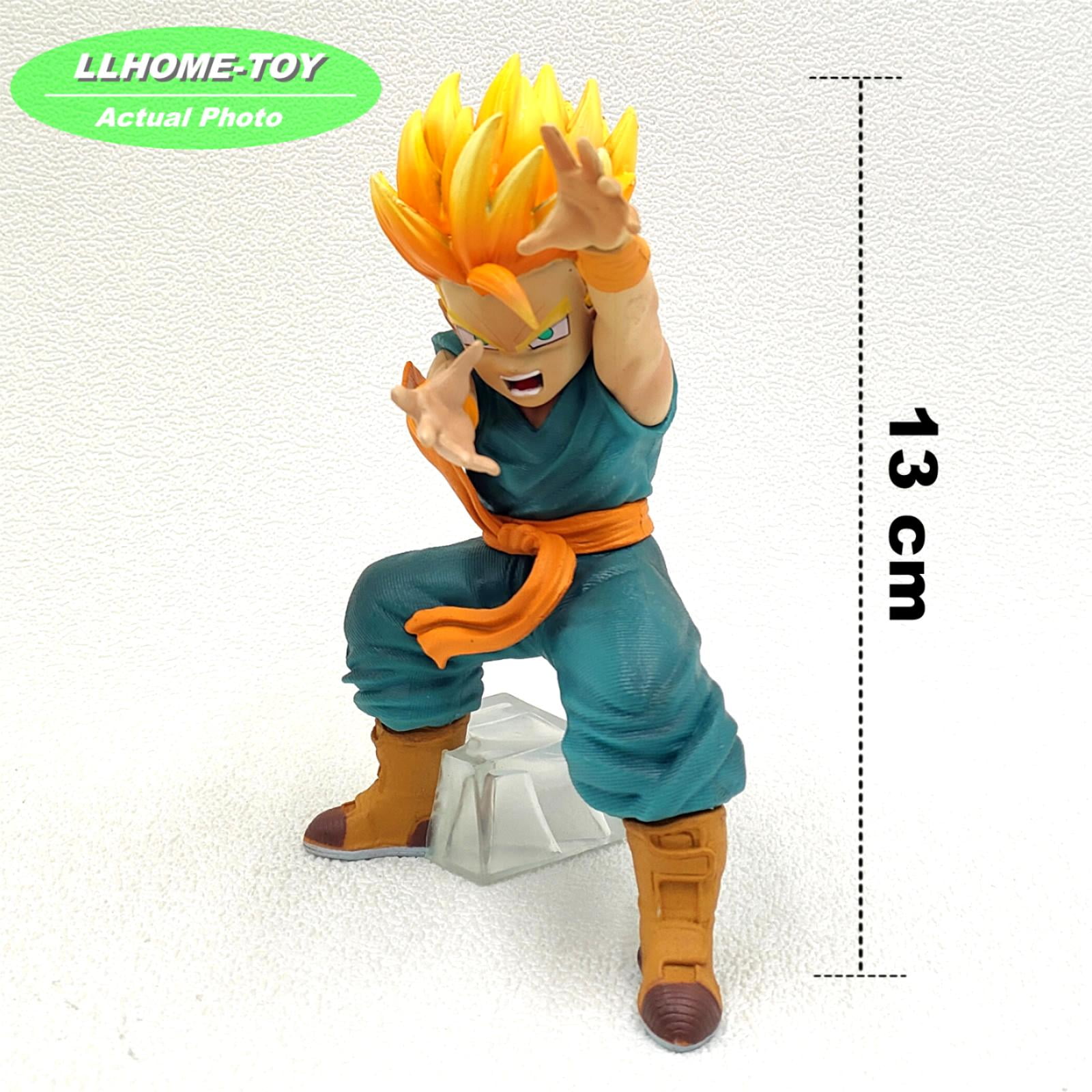 Anime Dragon Ball Z Super Saiyan Trunks Power Cannon Kid Figure Statue ...