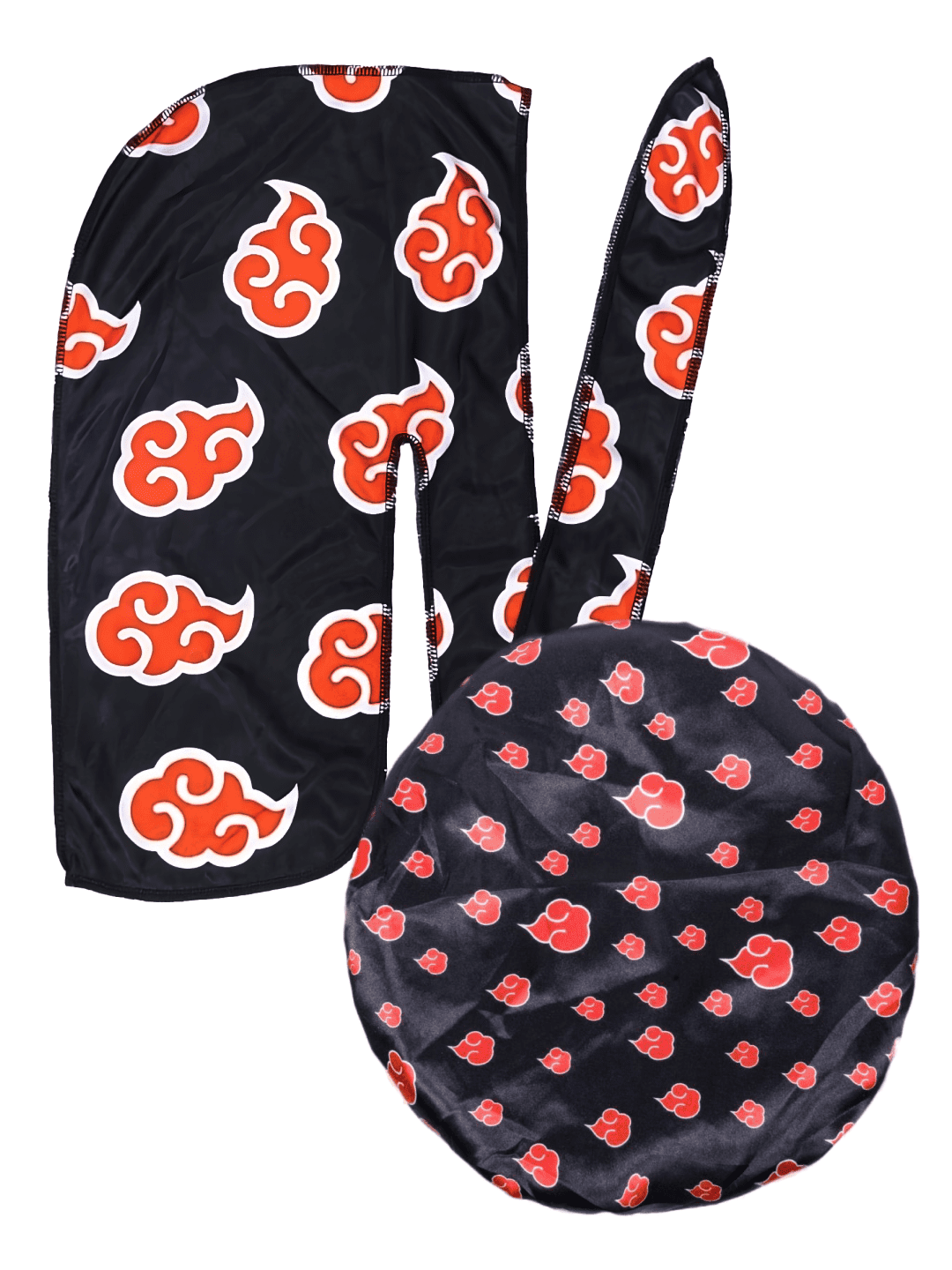 Anime Durag and Silk Bonnet 2pcs Set for Men Women, Silky Design Satin ...