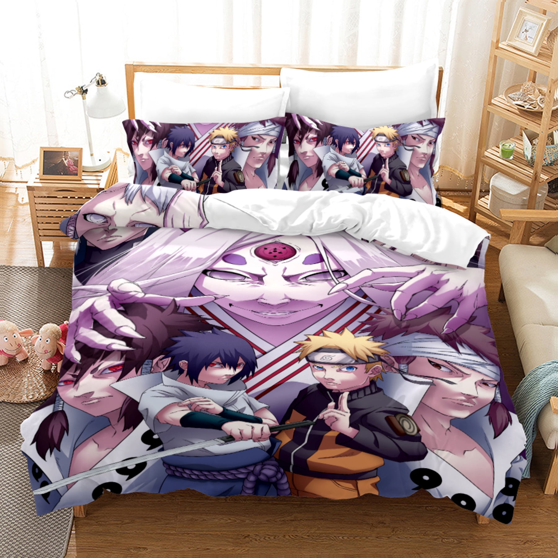 Anime Duvet Cover & Pillowcase Set Stunning Collage of Iconic ...