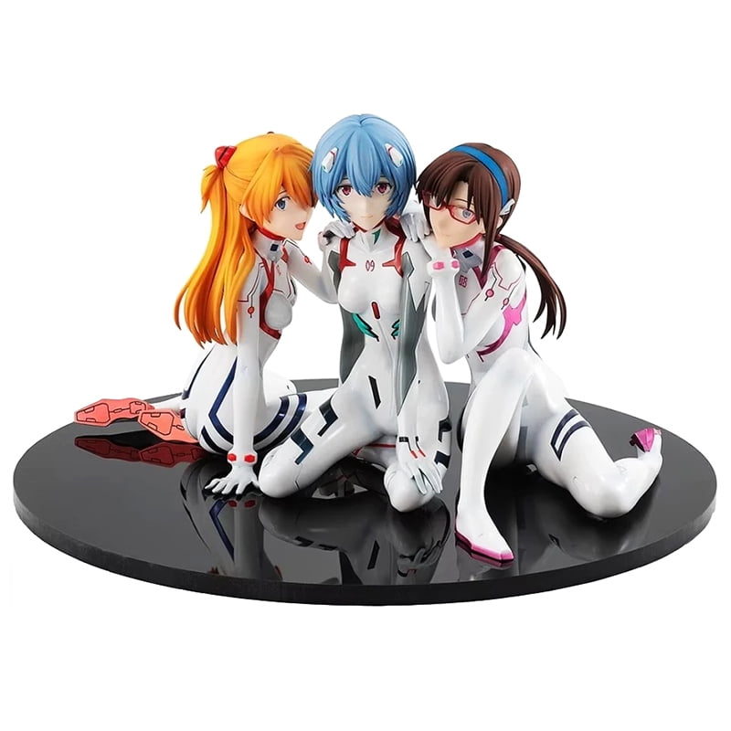 Anime EVA Ayanami Rei Action Figures NEON GENESIS EVANGELION Asuka ...