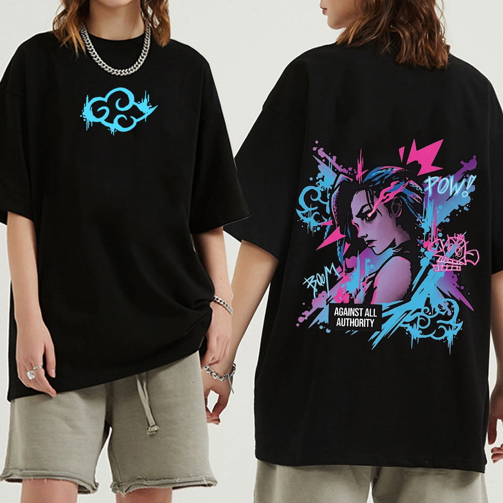 Anime Ekko Harajuku O-Neck Short Sleeve T-Shirt 2025 Unisex Streetwear ...