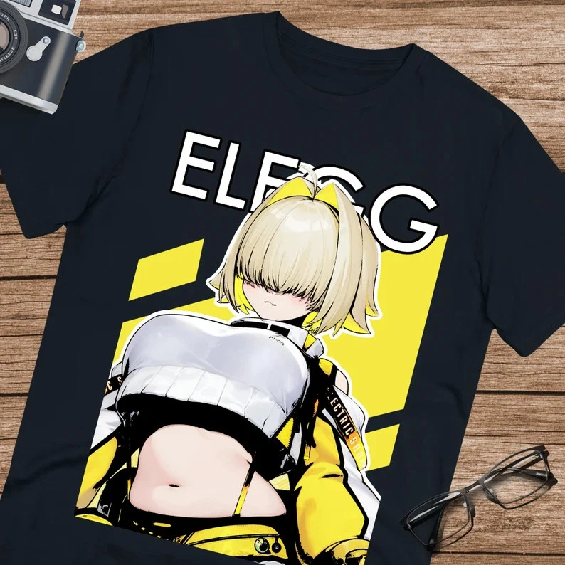 Anime Elegg Nikke Shirt Nikke Goddess T Shirt Size S - 5Xl Black Size S ...