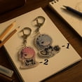 Anime Emilia RE Zero Inspired Acrylic Keychain Fantasy Character ...