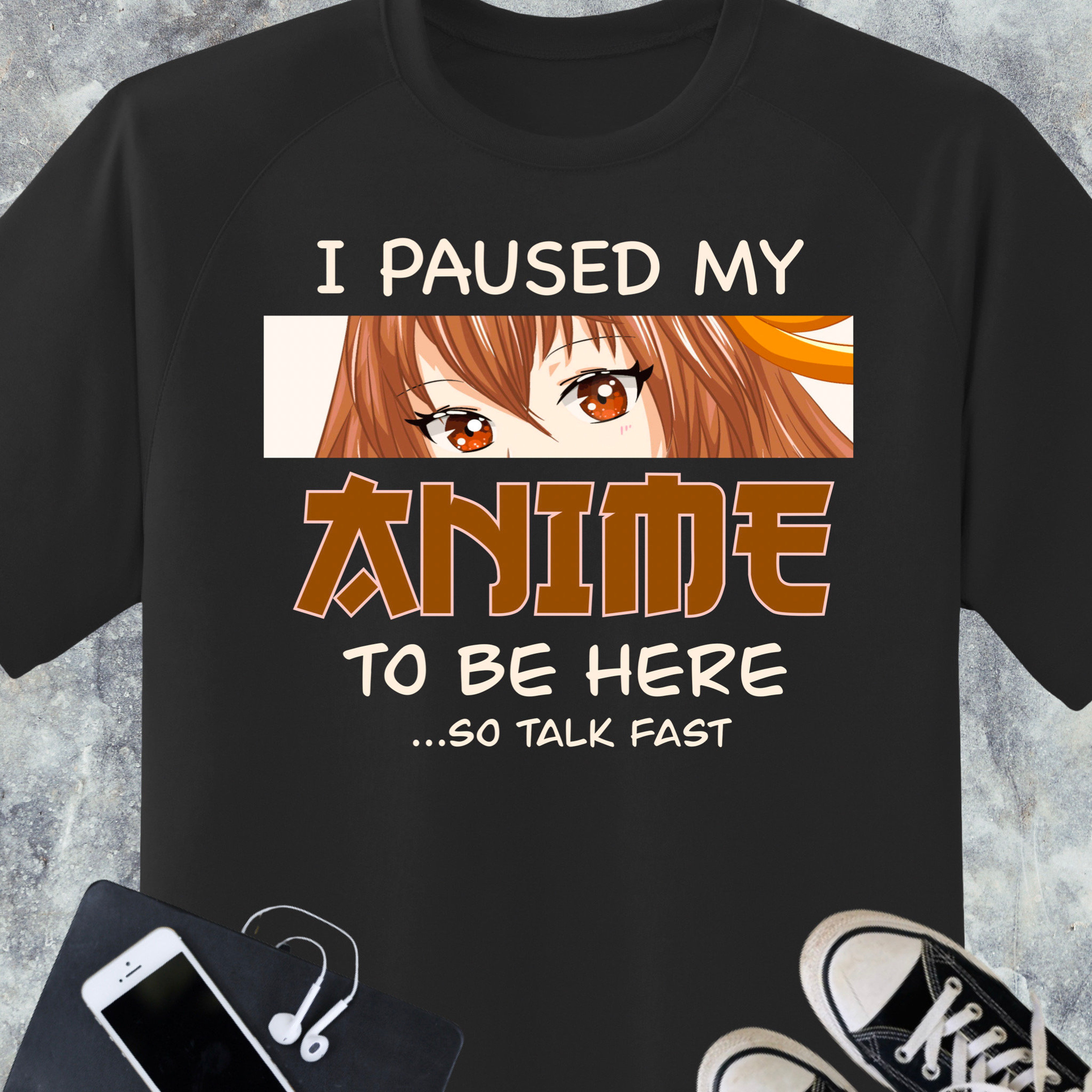 Anime Eyes Graphic Tee | Edgy Japanese Korean Manga Animation and ...