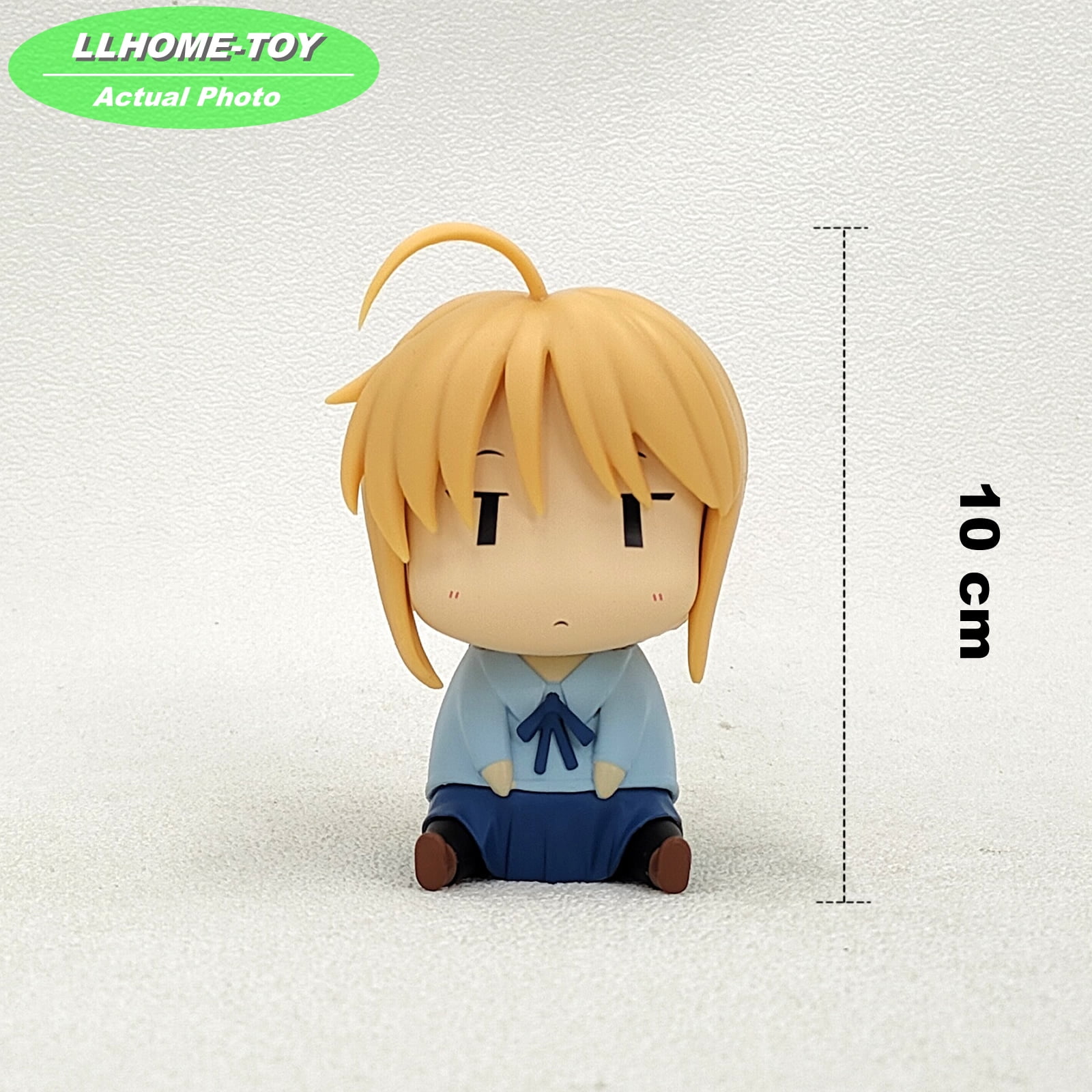 Anime FGO Saber Dumb face Q Ver PVC Action Figure Statue Toy Gift Desk ...