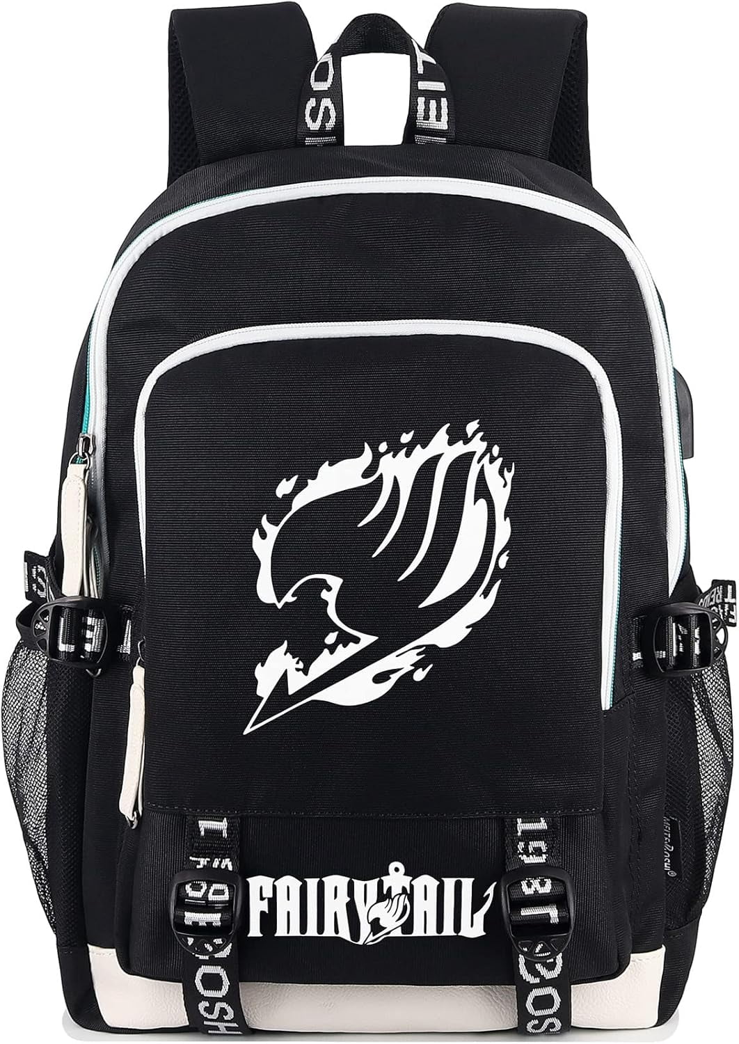 Anime Fairy Tail Backpack Luminous Printed College School Bag Laptop ...