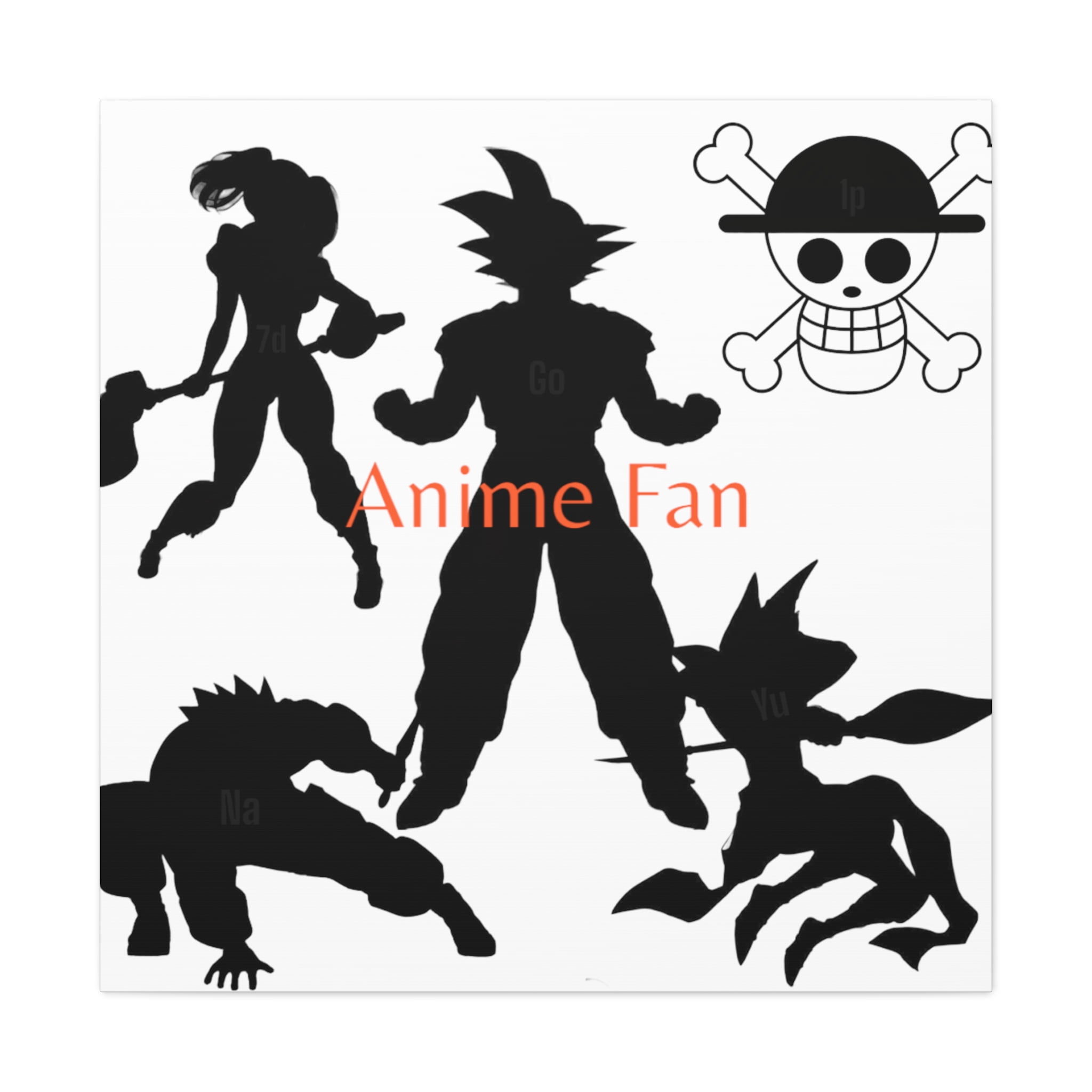 Anime Fan Wall Art Canvas Gallery Wraps - Walmart.com