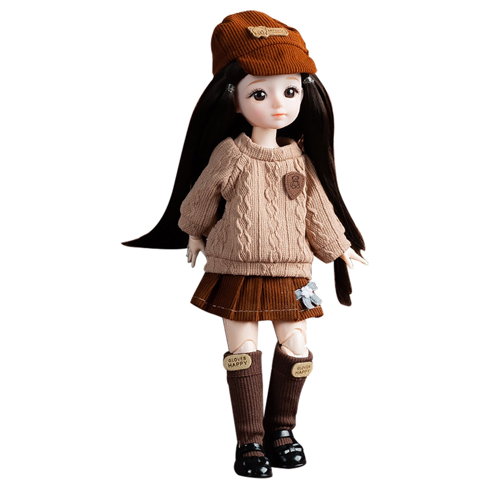 Anime Fashion Mechanical Joint Posable Doll With 1 Outfits And Suprise ...