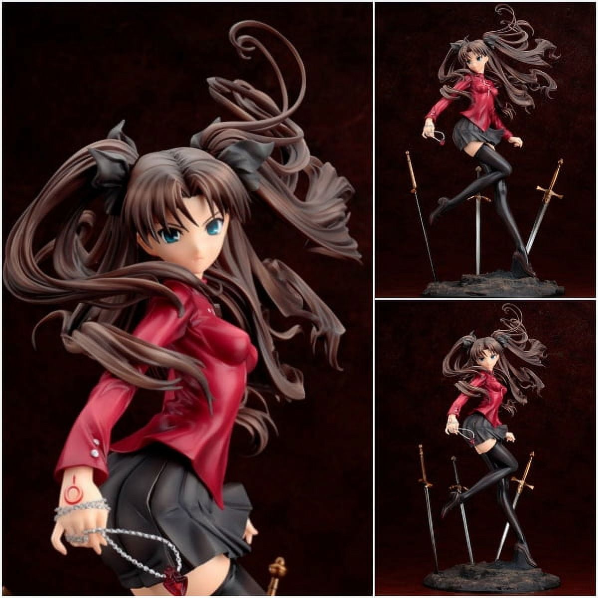 Anime Fate Stay Night Tohsaka Rin Figure PVC Cartoon Figure Model ...