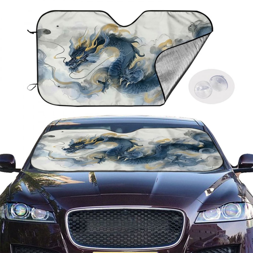 Anime Feilong Cartoon Glasses Windshield Sun Visor - Car Windshield Sun ...