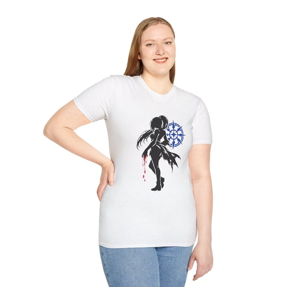 Anime Fighter Dark Gothic Ritual Aftermath Unisex Softstyle T-Shirt ...