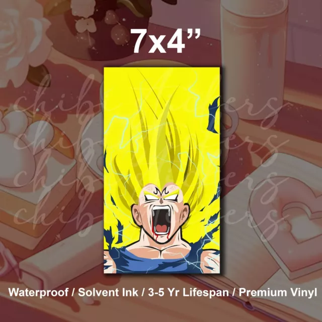 Anime Fighter Dragon Cartoon Vinyl Bumper Sticker Manga Waterproof ...