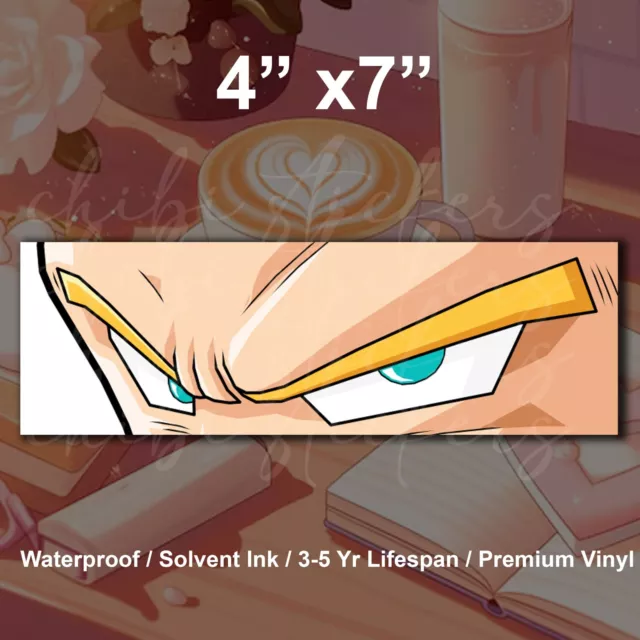 Anime Fighter Dragon Cartoon Vinyl Bumper Sticker Manga Waterproof ...