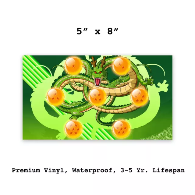 Anime Fighter Dragon Cartoon Vinyl Bumper Sticker Manga Waterproof ...