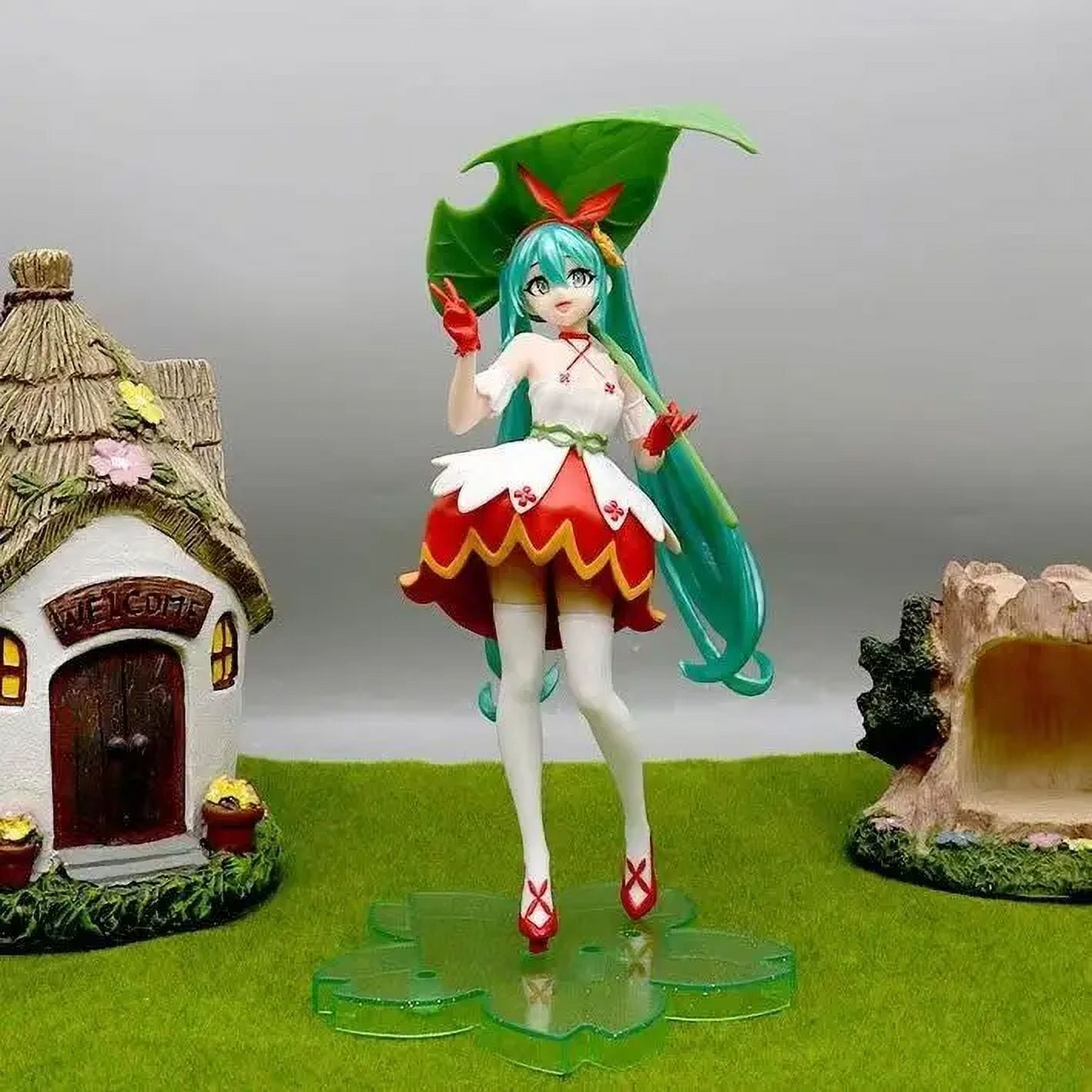 Anime Figure Collection: Hatsune Miku Statue Figurines and Case Widget ...