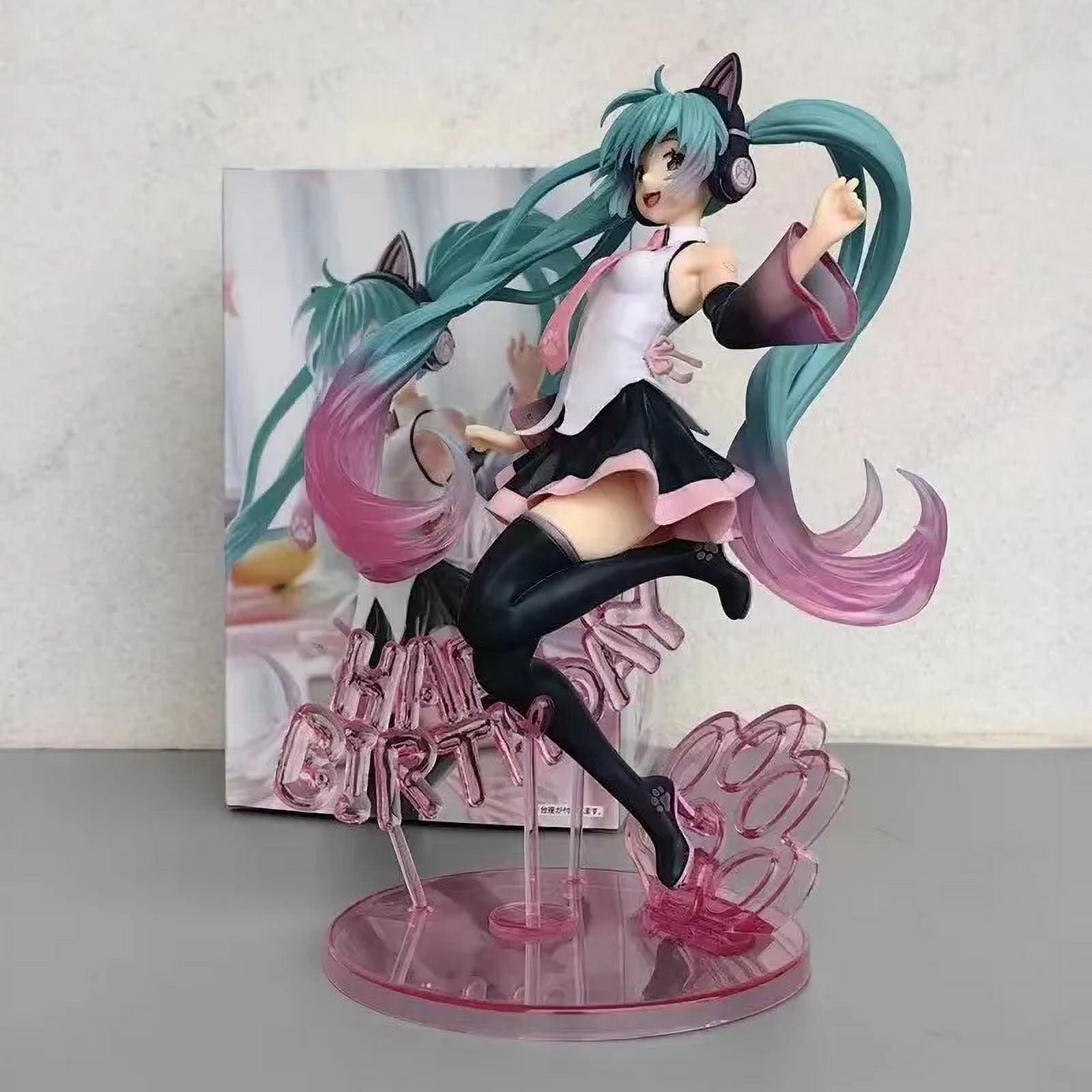 Anime Figure Collection: Hatsune Miku Statue Figurines and Case Widget ...