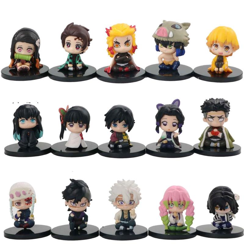 Anime Figure Demon Slayer Sitting Kimetsu No Yaiba - Walmart.com